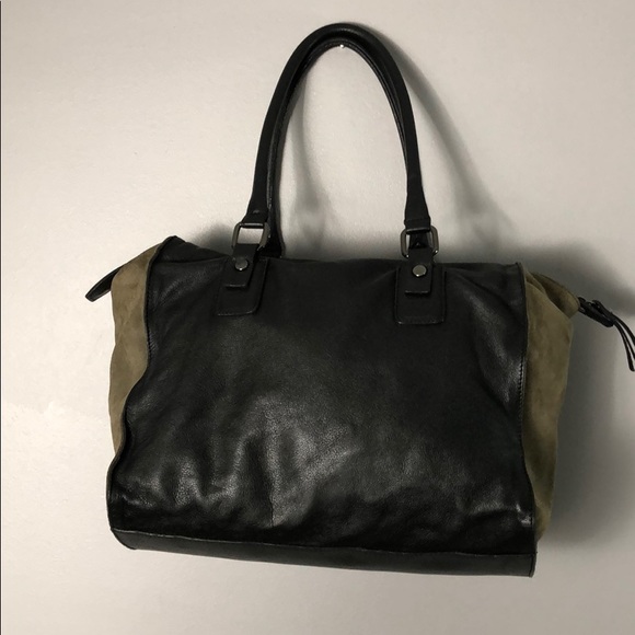 Minelli | Bags | Minelli Italy Leather Suede Moto Bag Doctor Purse ...